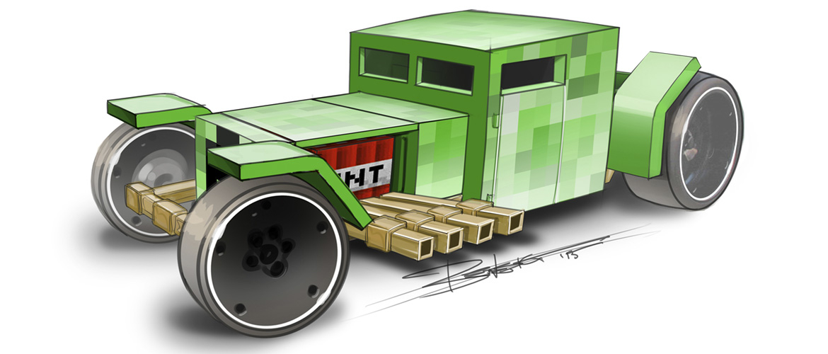 'Minecraft' 'Hot Wheels' Are Coming Next Month, and They Are Monster ...